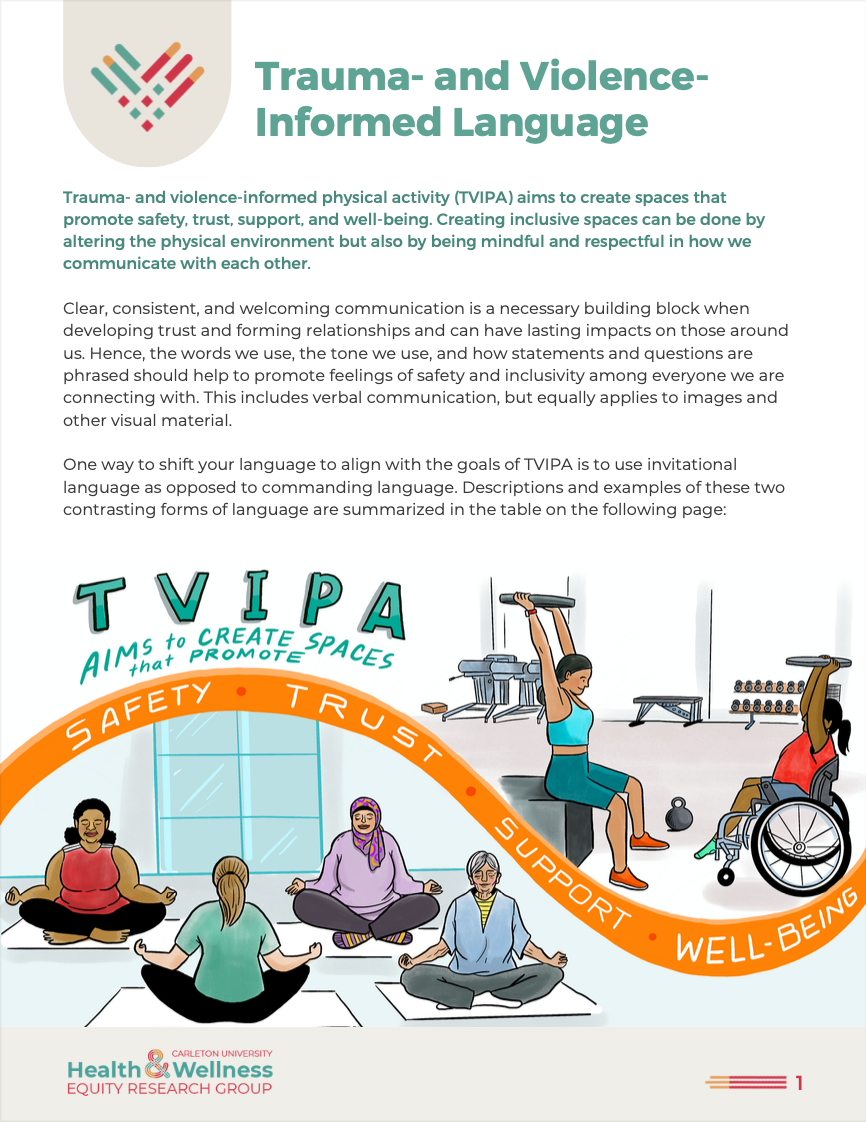 Resources - Health and Wellness Equity Research Group