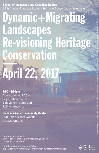 Posters - Heritage Conservation Symposium