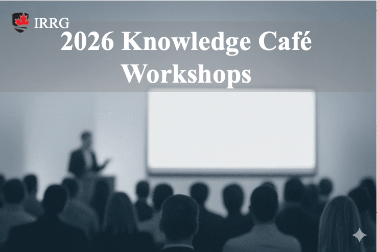 Confirmed New Knowledge Café Workshop Dates - Infrastructure Resilience ...
