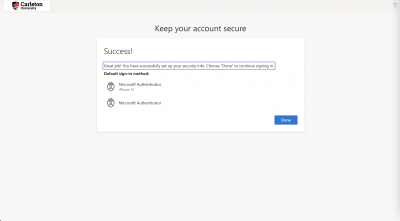 Student MFA Enrolment - Help Centre