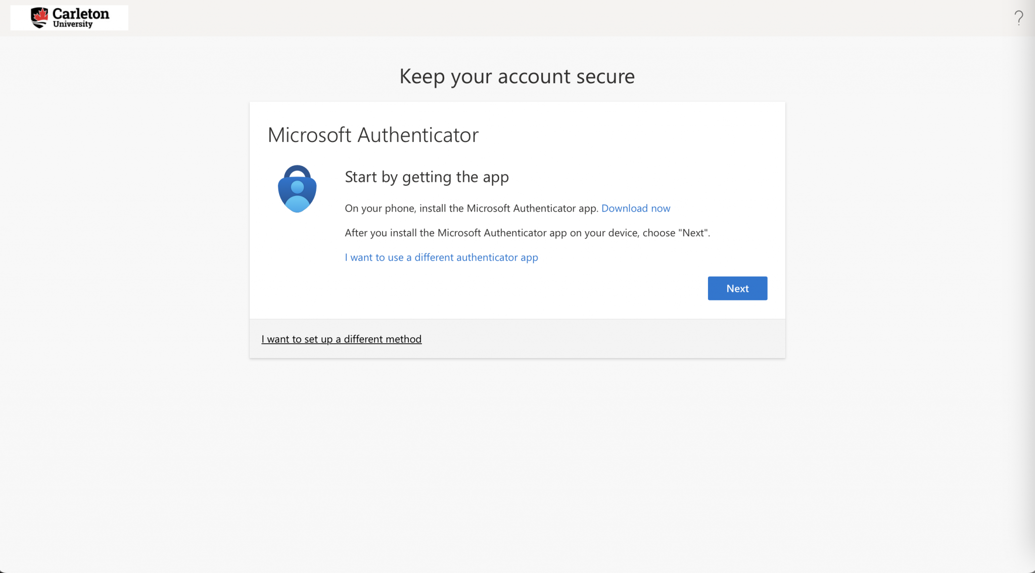 Student MFA Enrolment - Help Centre
