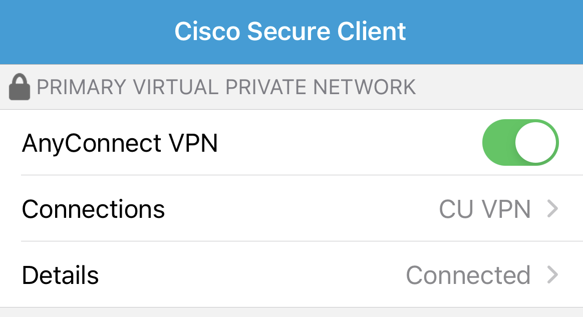 VPN for iOS - iPhone - Help Centre