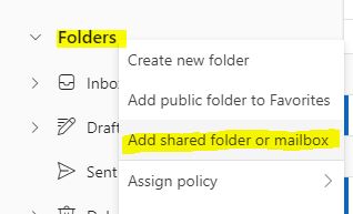 Adding a Shared Mailbox to Webmail - Help Centre