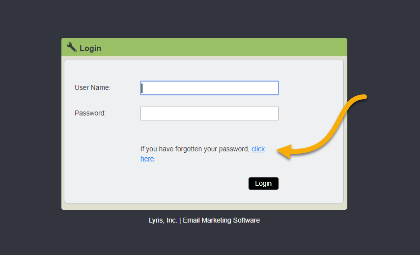 Reset your Password in Carleton Lyris List Manager - Help Centre
