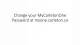 MyCarletonOne Archives - Help Centre