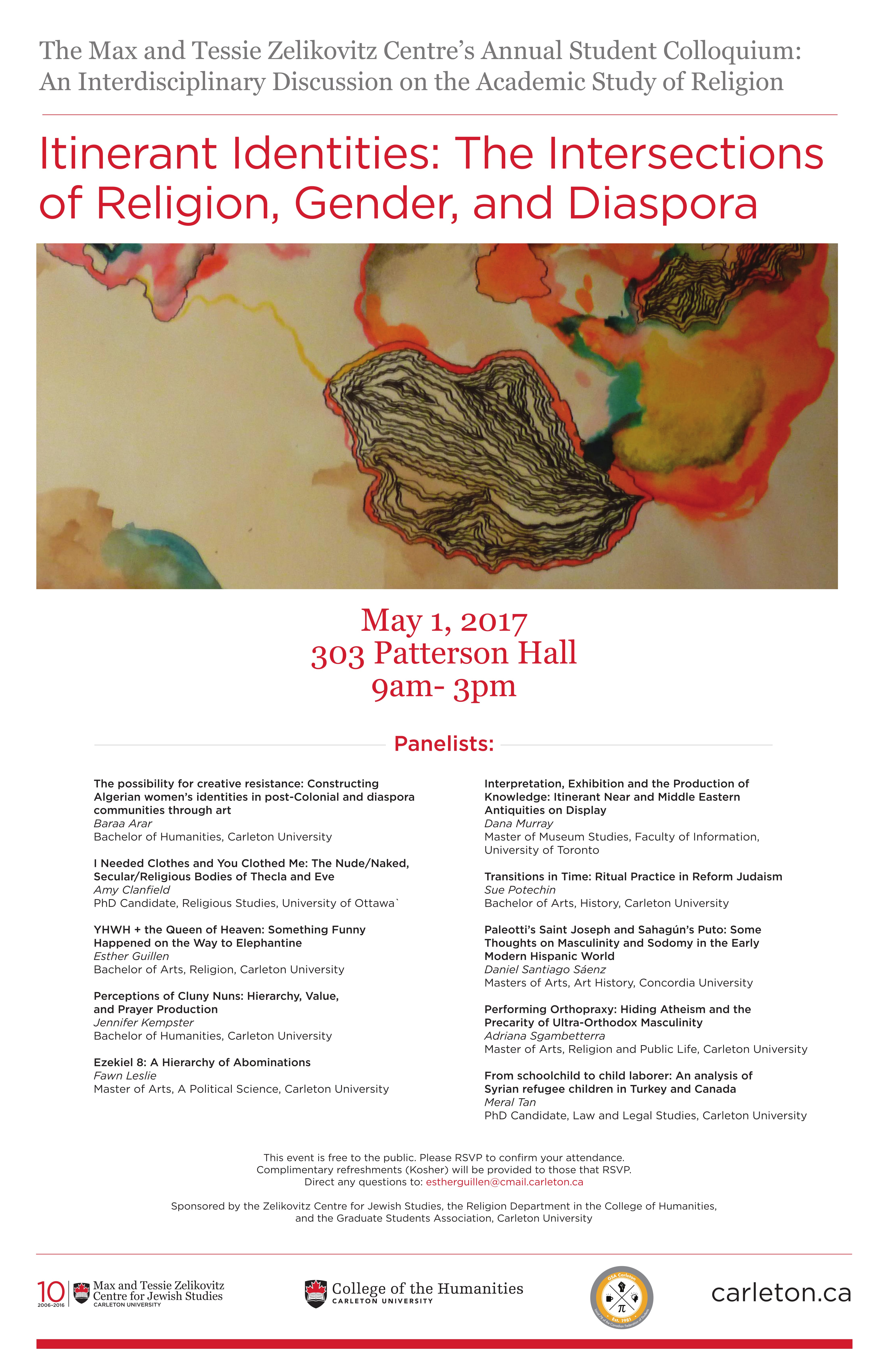 Student Colloquium - Max and Tessie Zelikovitz Centre for Jewish Studies