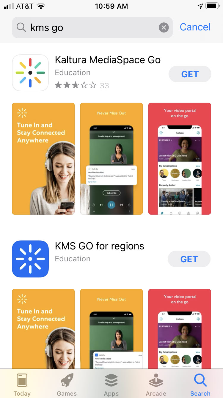 KMS Go For iOS Users - Kaltura