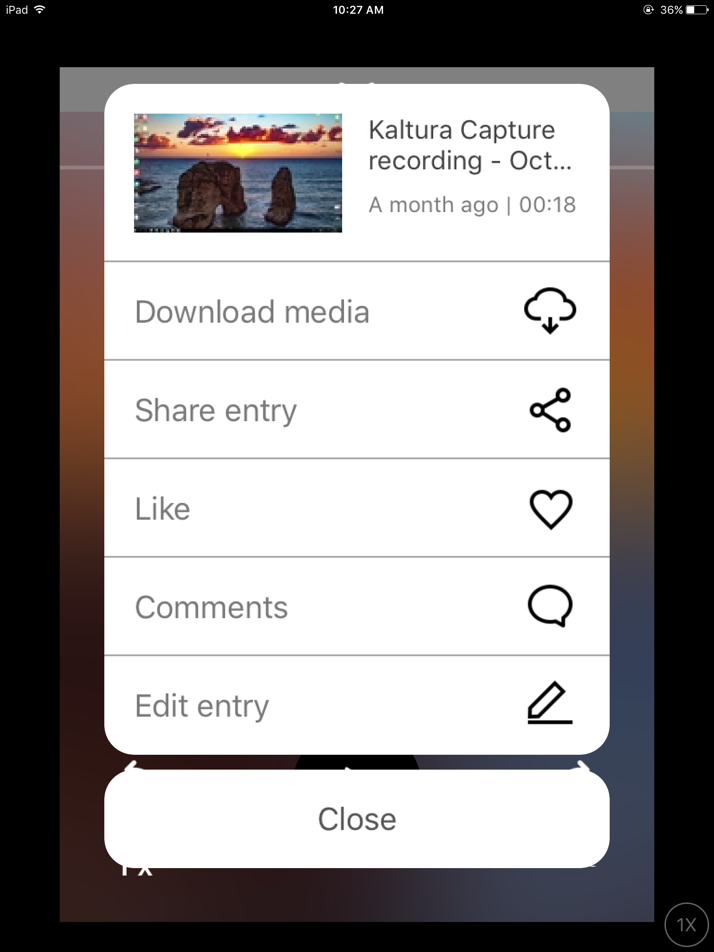KMS Go For iOS Users - Kaltura