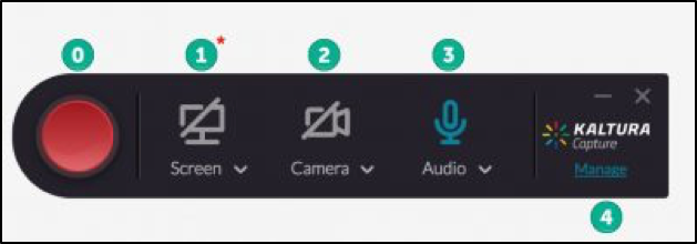 Recording Setup Options - Kaltura