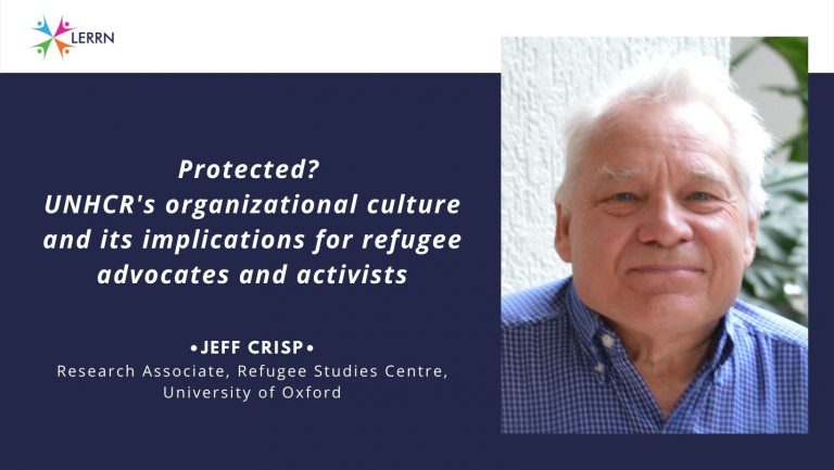 Protected? UNHCR's organizational culture and its implications for ...