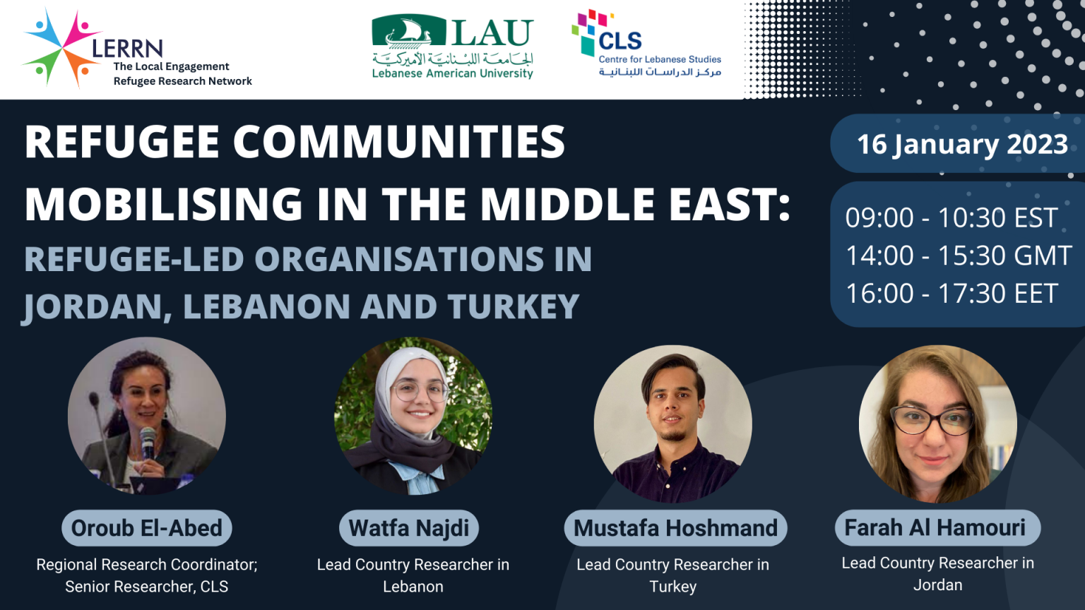 Report Launch: Refugee Communities Mobilising in the Middle East ...