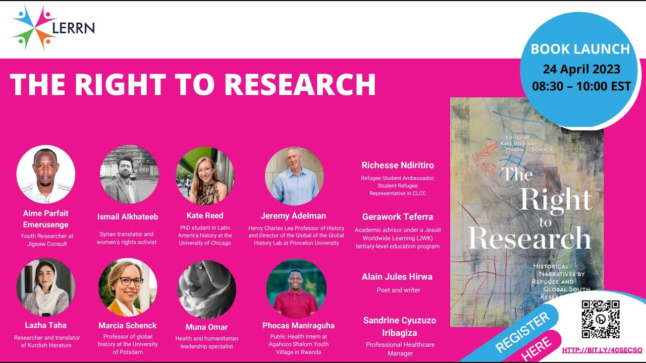 Event Report: The Right to Research Book Launch - LERRN: The Local ...