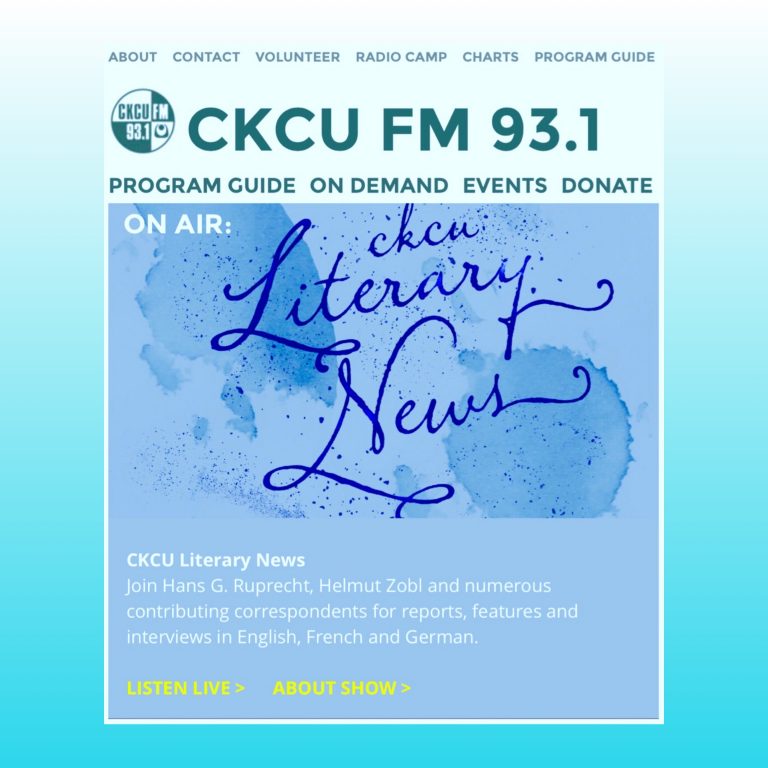 Radio CKCU/Literary News_PROGRAMS