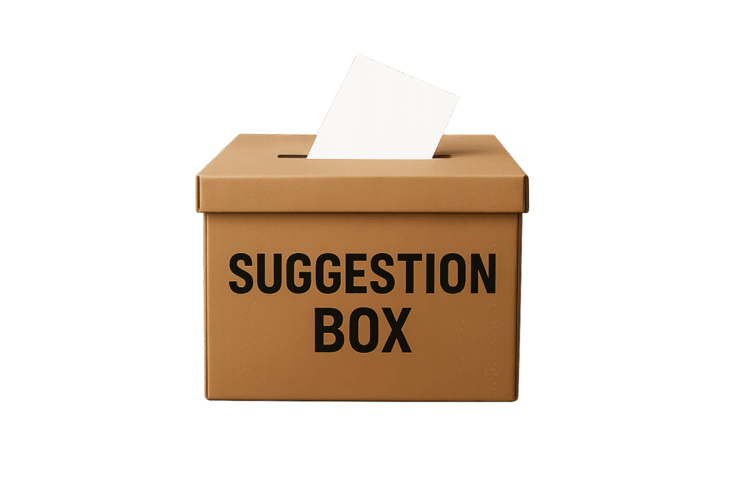 Suggestion Box - Language Learning Resource Centre
