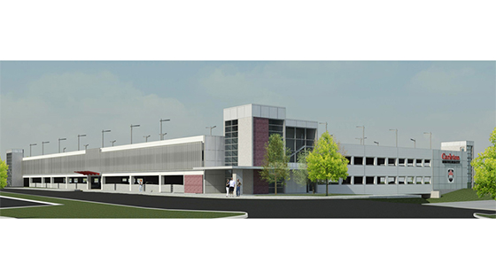 New Parking Garage at North-end of Carleton's Campus - Parking Services