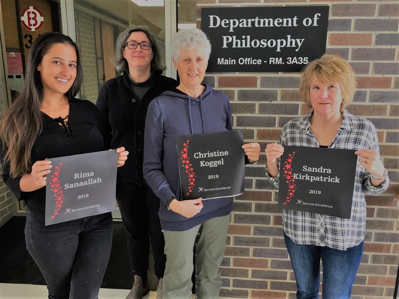 Service Excellence Award Nominations - Philosophy