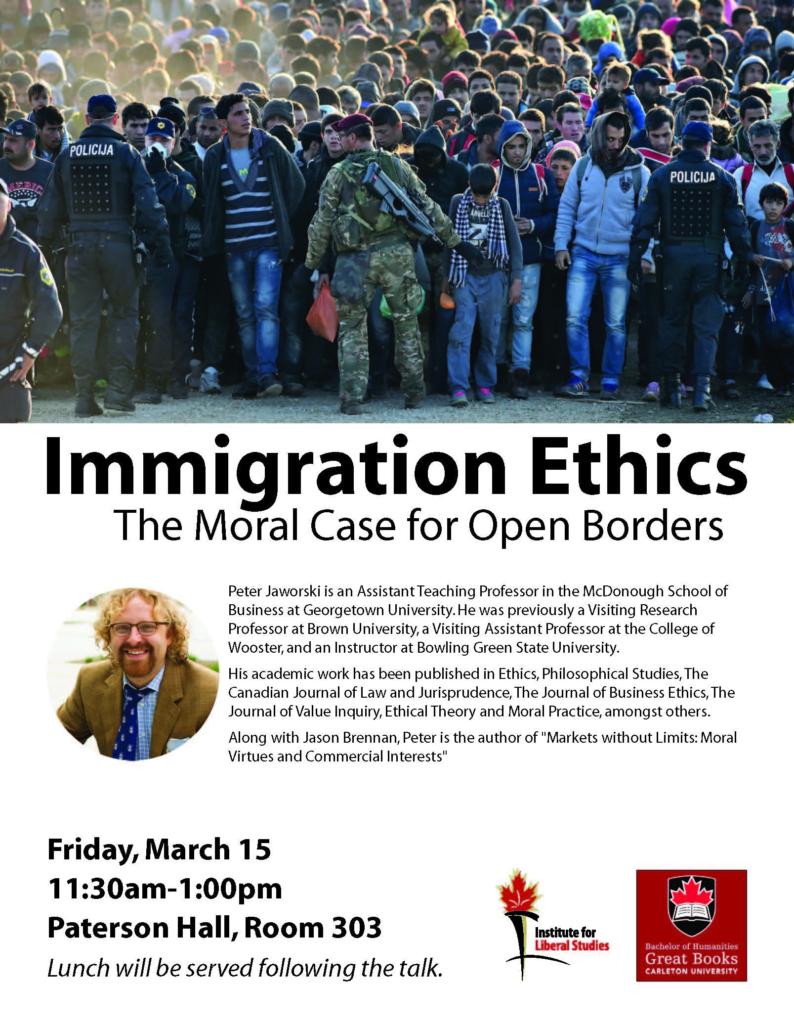 Immigration Ethics Lecture - Institute of Political Economy