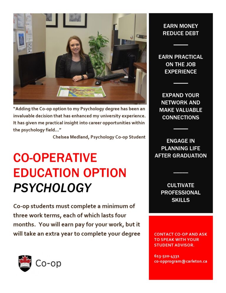 Co-operative Education Option (CO-OP) - Psychology