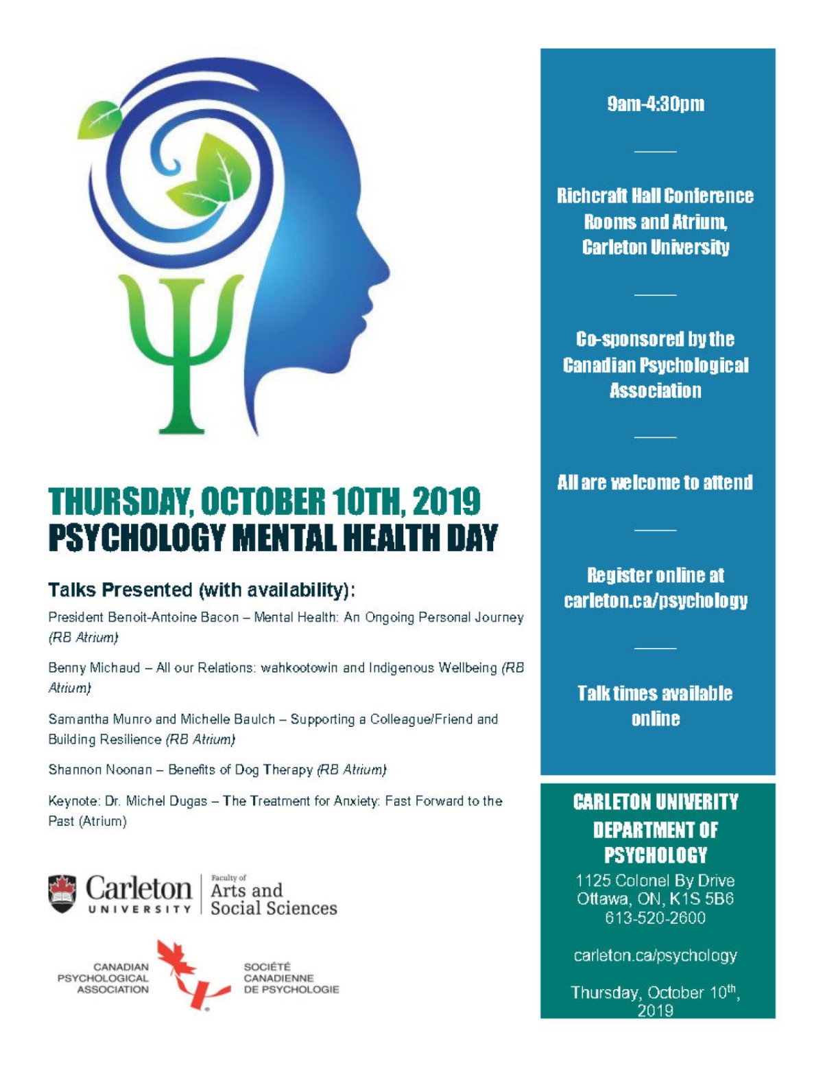 Psychology Mental Health Day - Psychology