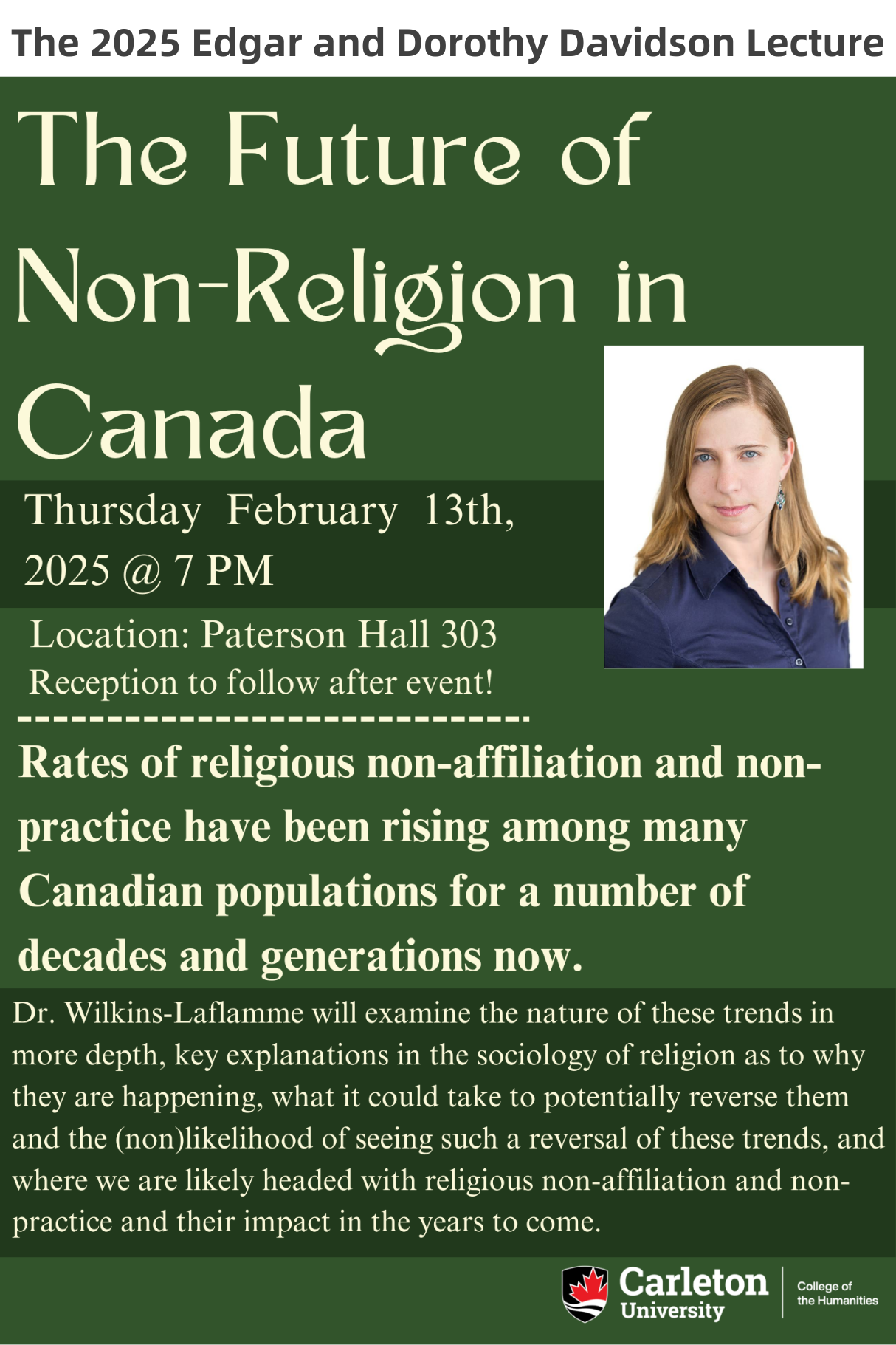 2025 Edgar and Dorothy Davidson Lecture - Religion