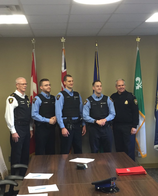 Three Campus Safety Officers promoted - Campus Safety Services