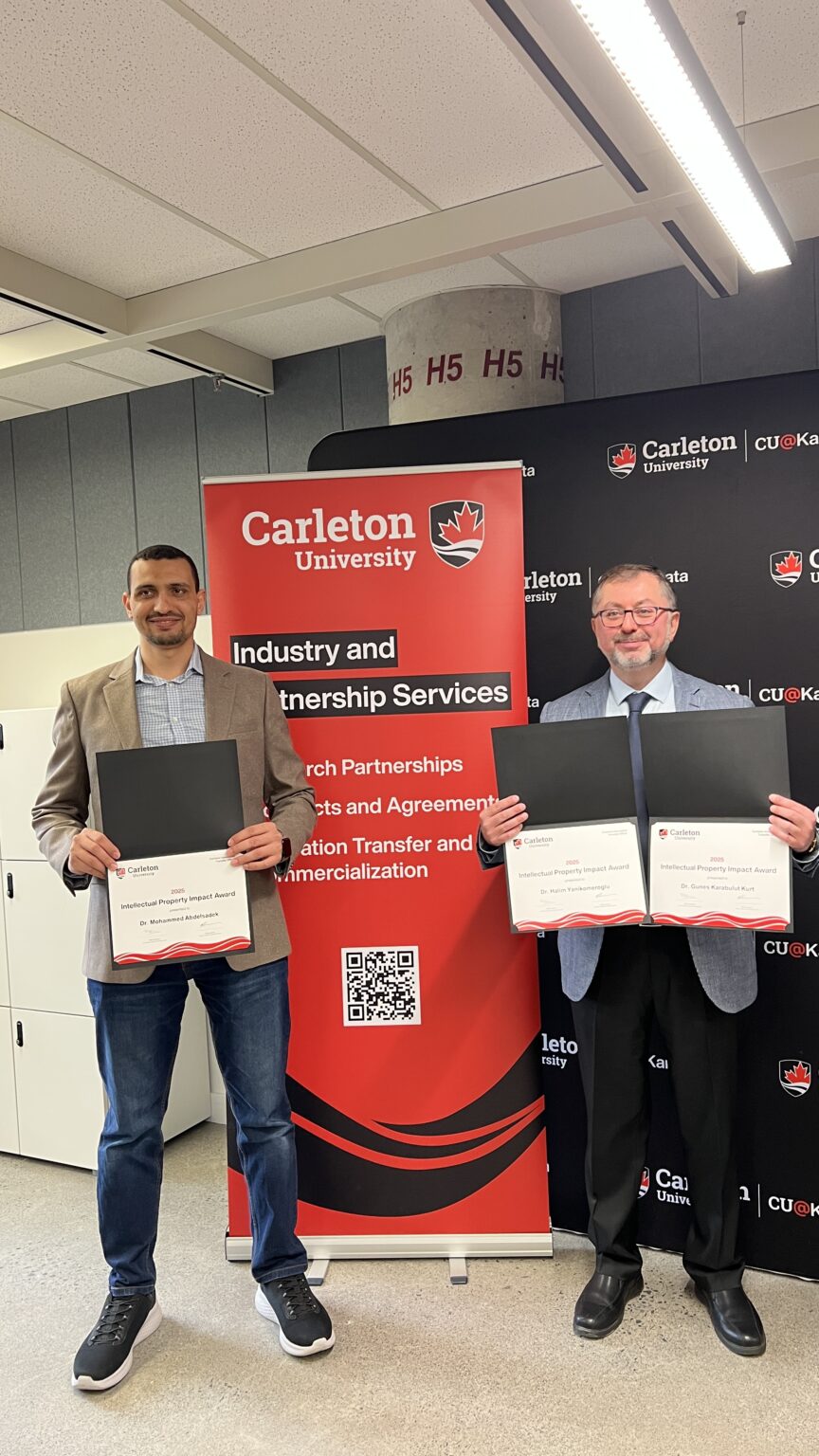 Professor Halim Yanikomeroglu and Team Win Carleton’s First IP Impact Award - Systems and ...