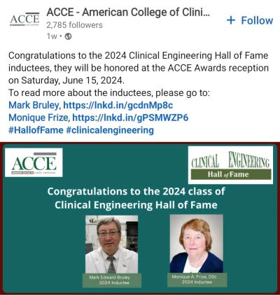 Congratulations to Professor Emeritus Monique Frize! - Systems and ...