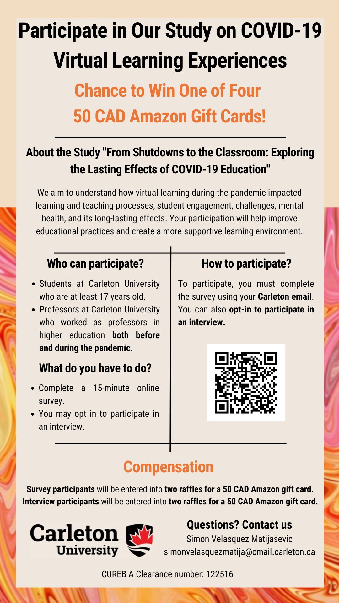 Participate in a Study on COVID-19 Virtual Learning Experiences at Carleton University - School ...