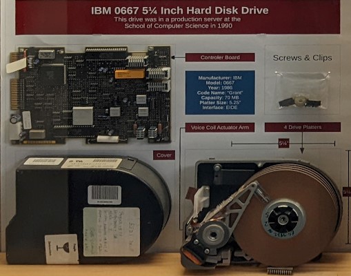 Hard Disk Drive Display - School of Computer Science