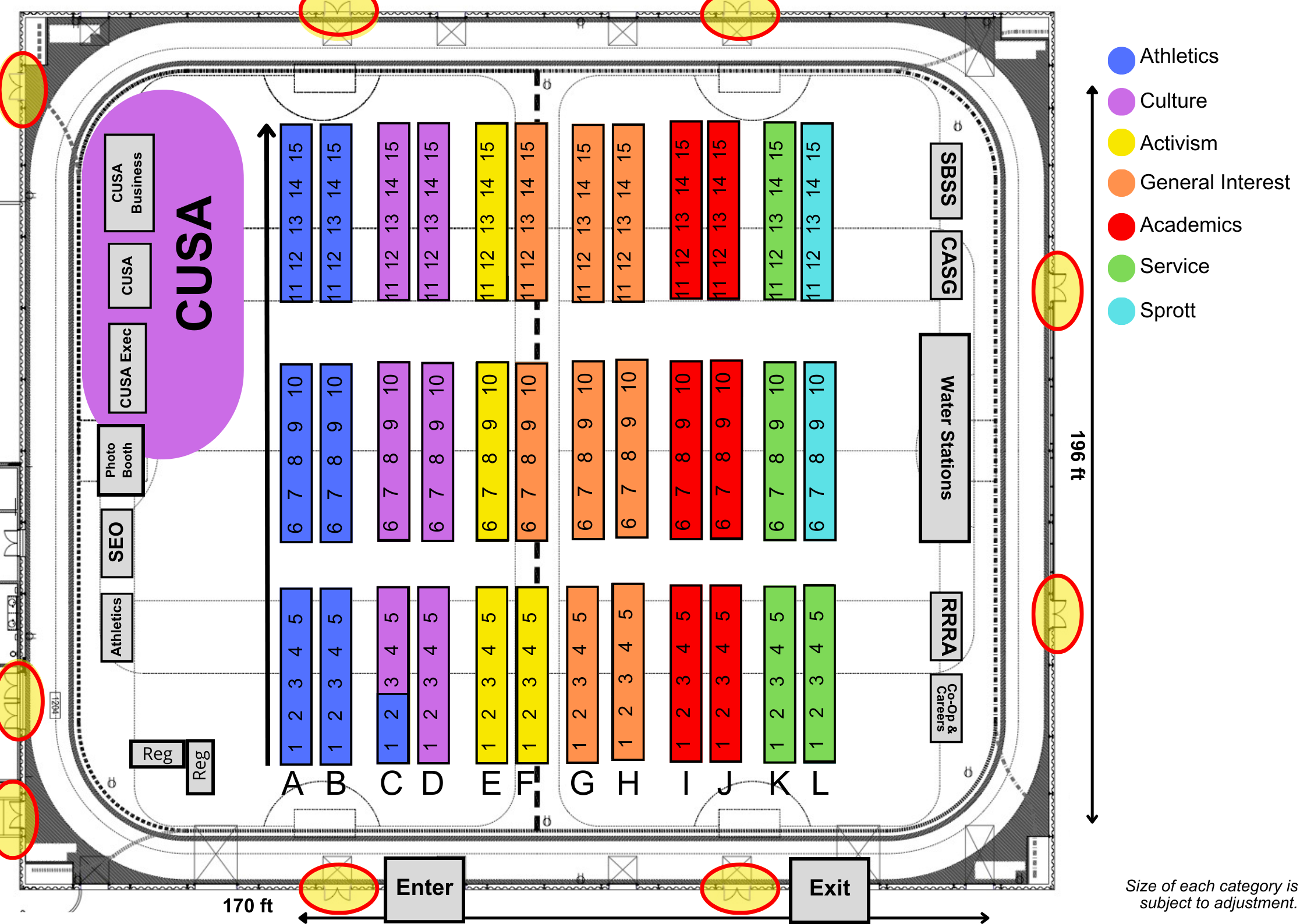 Expo Map & Exhibitors List - Student Experience Office