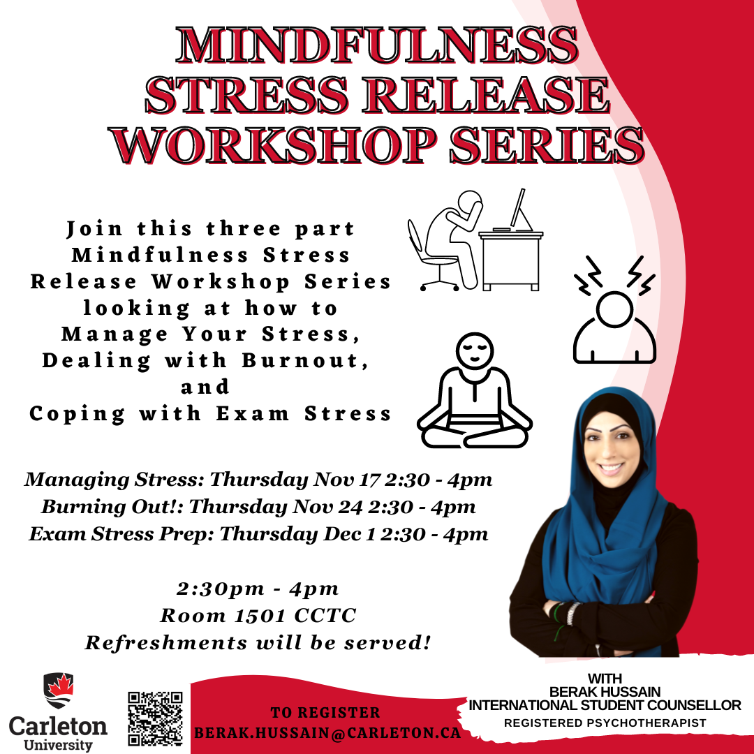 Mindfulness Stress Release Workshop Series - Events - Scheduling and ...