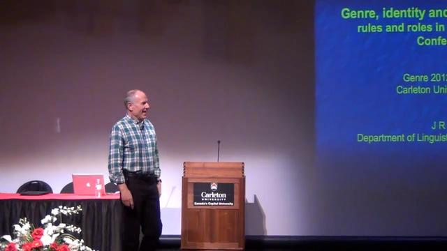 Speaker Series: Dr. Jim Martin - School of Linguistics and Language Studies