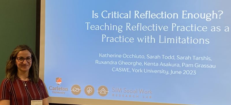 Recent Presentation- Is Critical Reflection Enough? - SIM Social Work ...