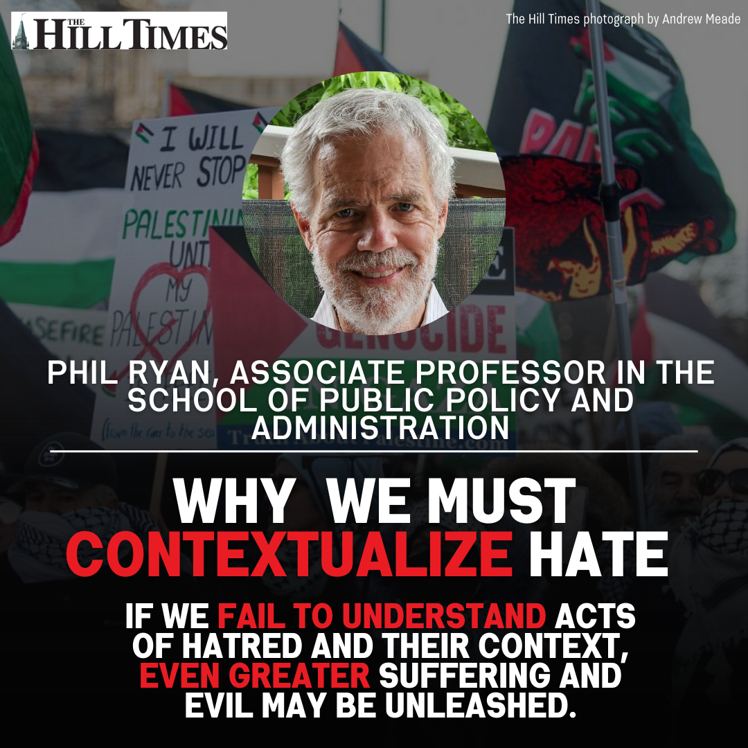 Phil Ryan for The Hill Times: Why we must 'contextualize' hate - School ...