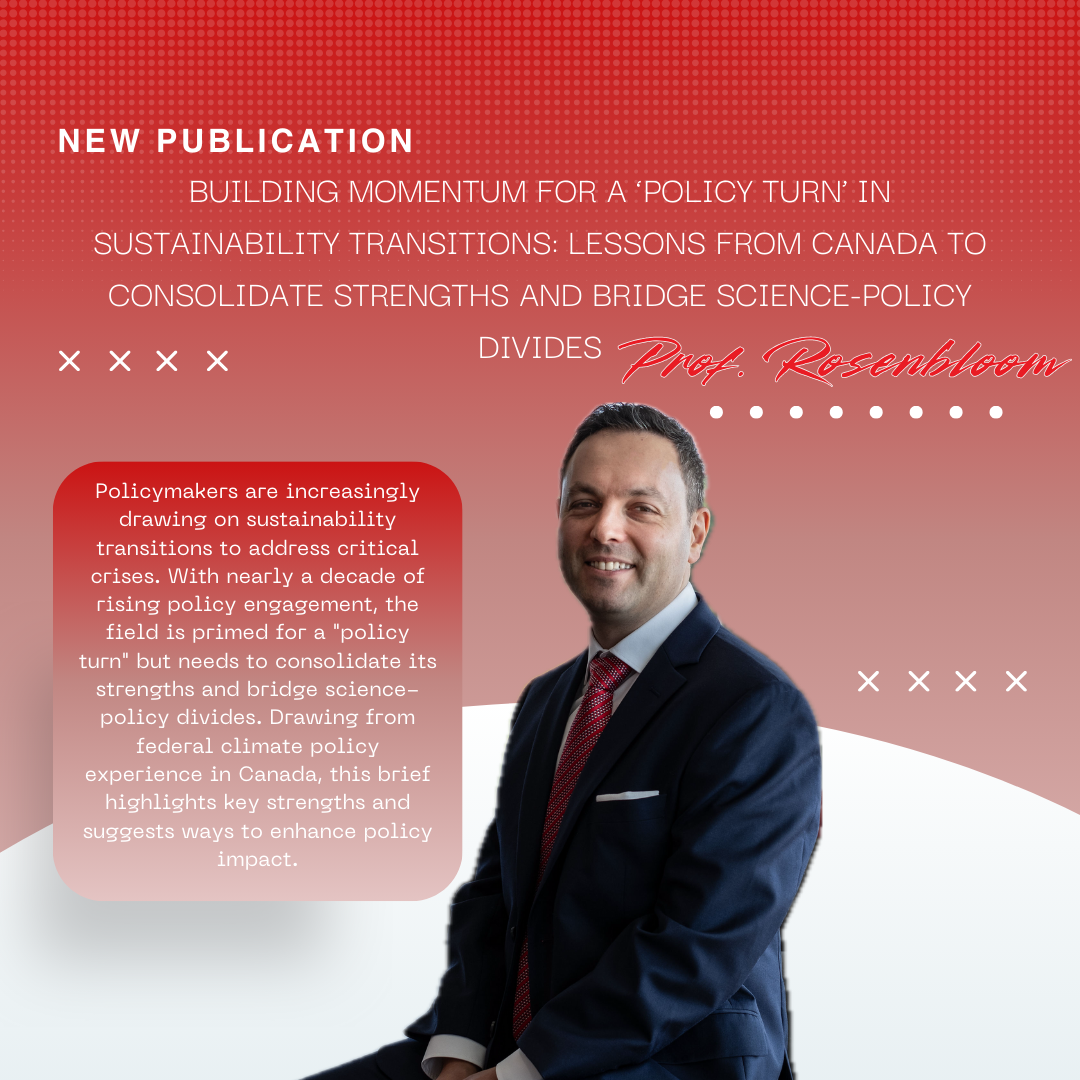 New Publication by Professor Daniel Rosenbloom - School of Public ...