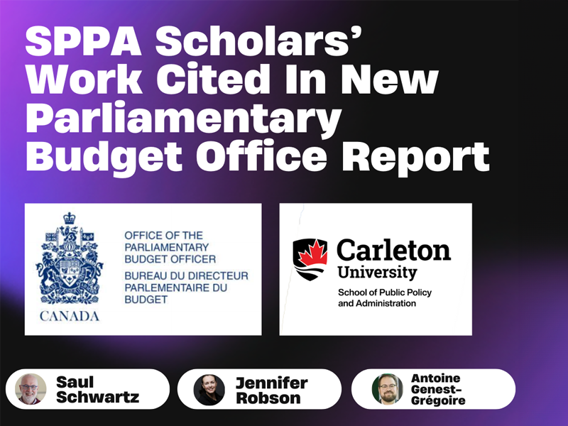 SPPA Scholars' Work Cited in New Parliamentary Budget Office Report ...