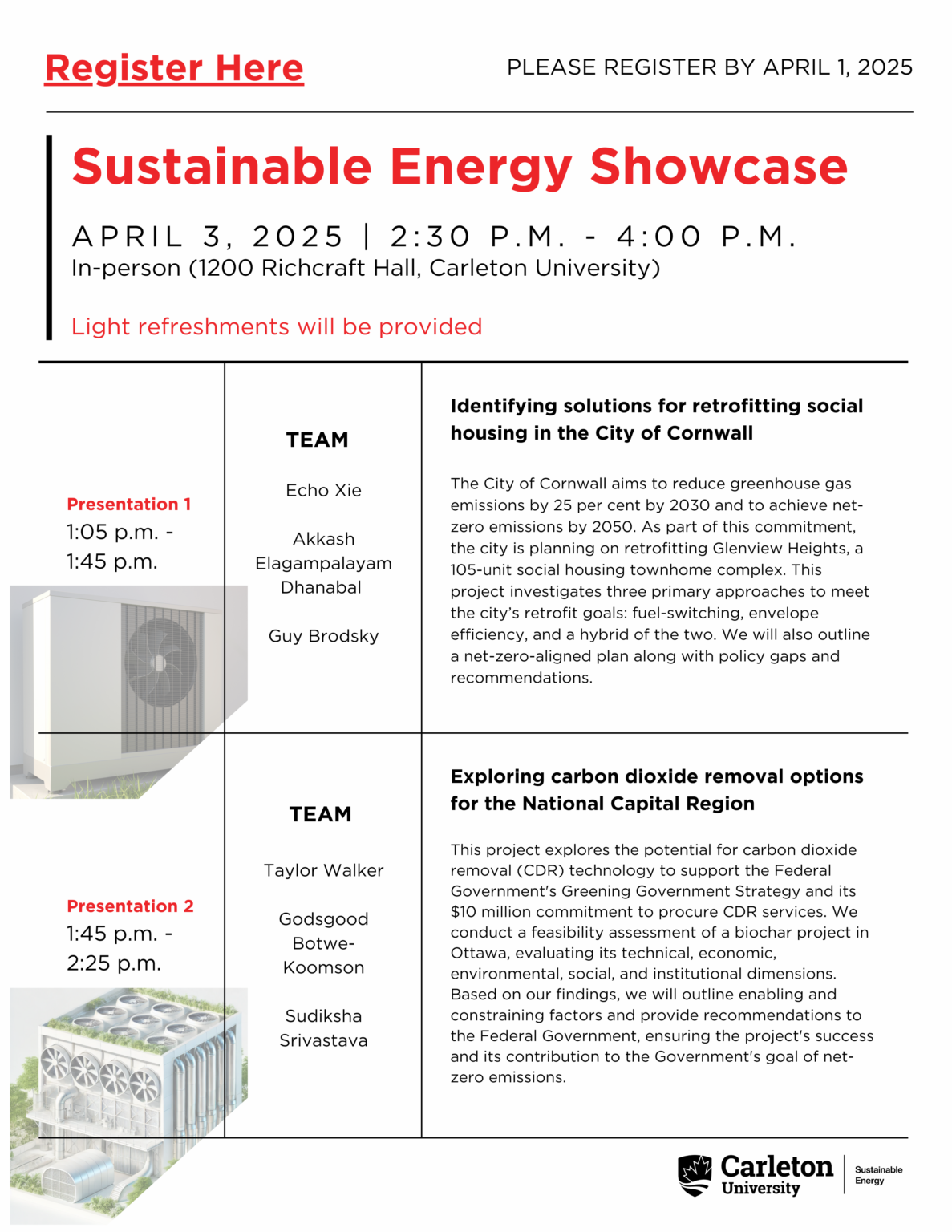 Annual Sustainable Energy Showcase - Sustainable Energy