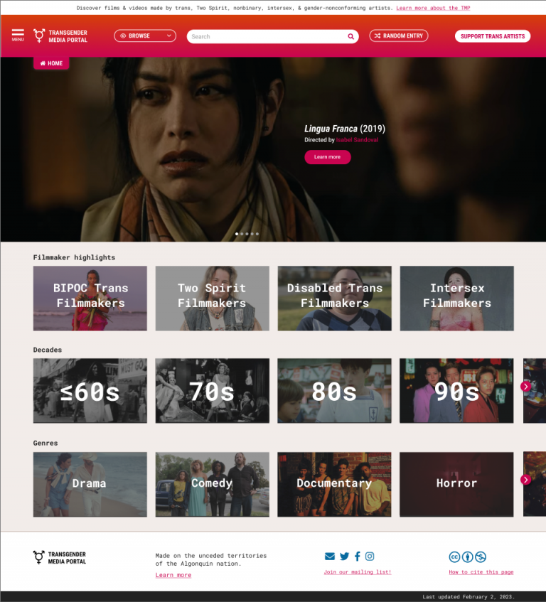 Call for Applications: CSS Expert for Summer 2023 - Transgender Media Lab