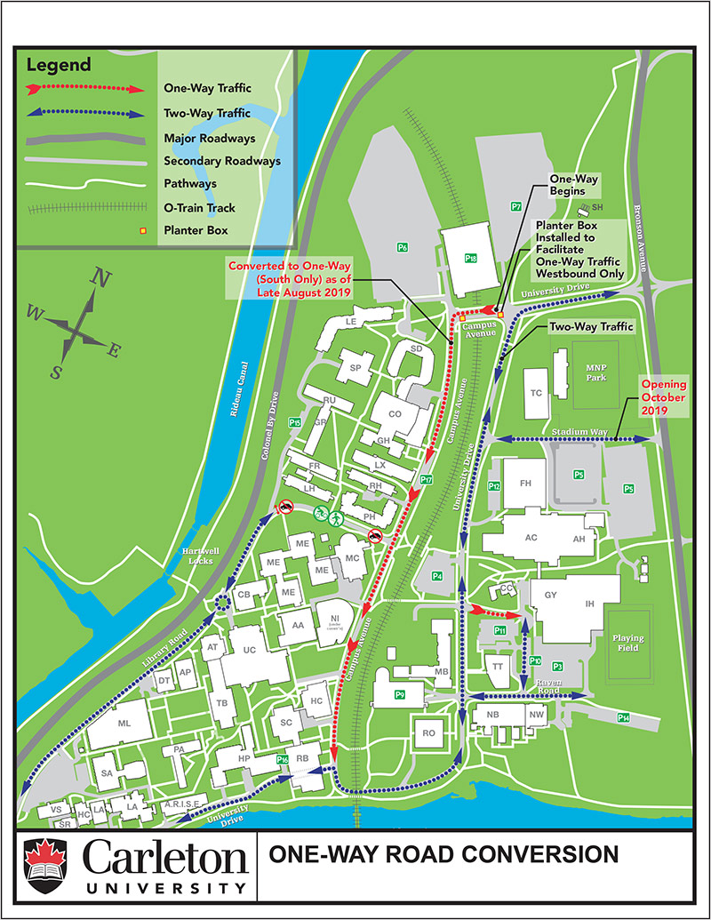 Campus Avenue One-Way Conversion and Library Road Closure at Residences ...