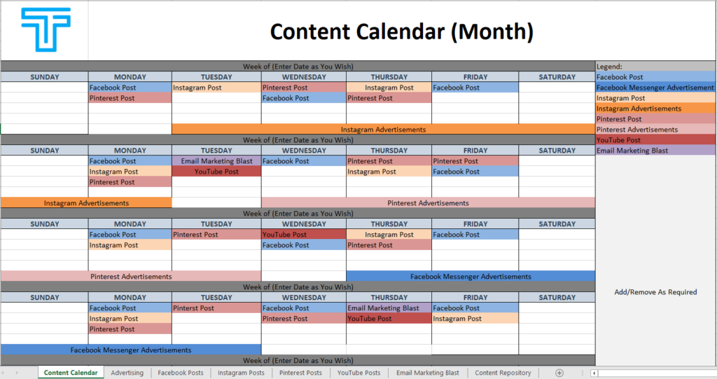 The Five Ws of Creating a Content Calendar - Web Services