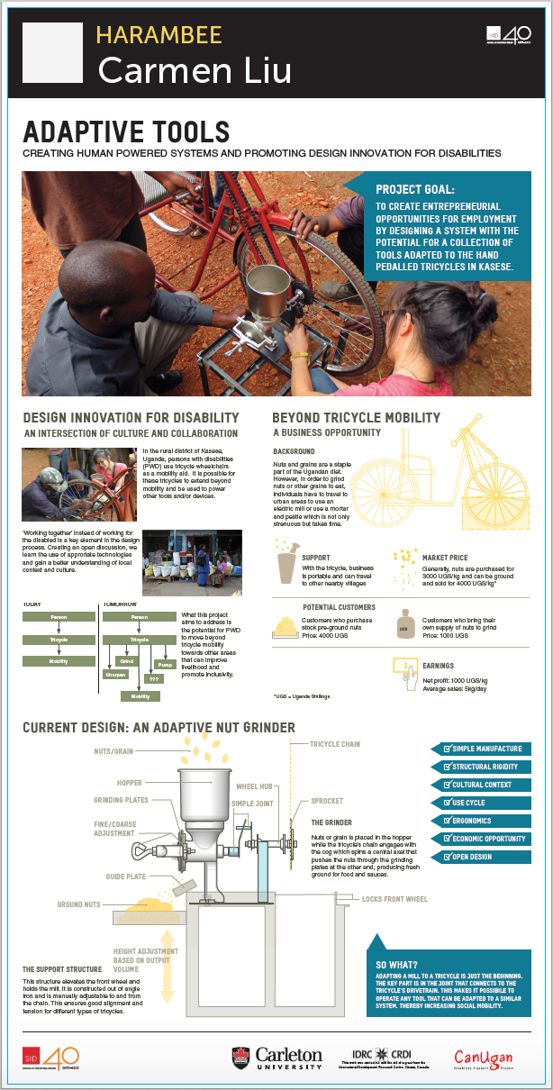 Adaptive Tools: Tricycle-powered Mill (Carmen Liu) - Made In Africa ...